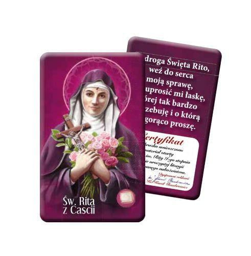 Karta św. Rita z relikwiami III stopnia | OKOLICZNOŚCIOWE \ Na różne ...